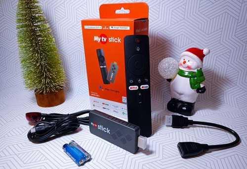 SMART tv приставка TV Stick Голосовое управление