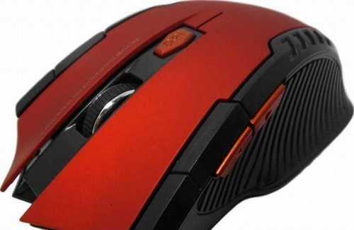Мышь беспроводная G313 5 кн. USB, красная