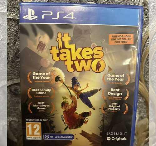 It takes two ps4 ps5 диск