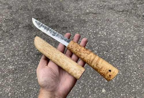 Нож ханты-манси для охоты 95Х18 деревянные ножны