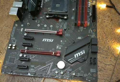 Материнская плата MSI B450 gaming plus