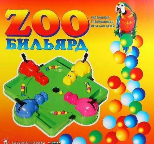 Настольная развивающая игра Zooбильярд