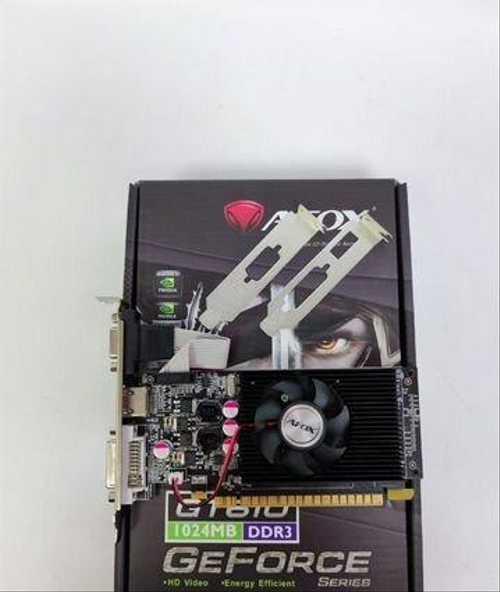 Видеокарта Afox GT610 LP Single Fan 1GB (TR)