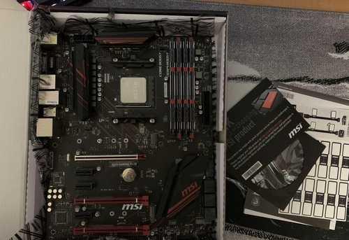 Комплект ryzen 5700x, msi x470 gaming plus, 32gb