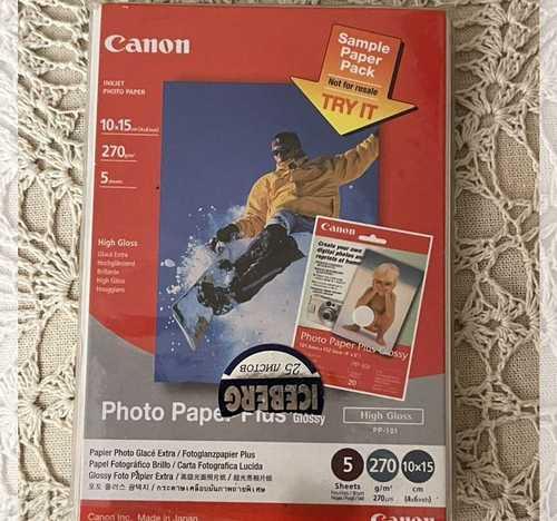 Фотобумага canon