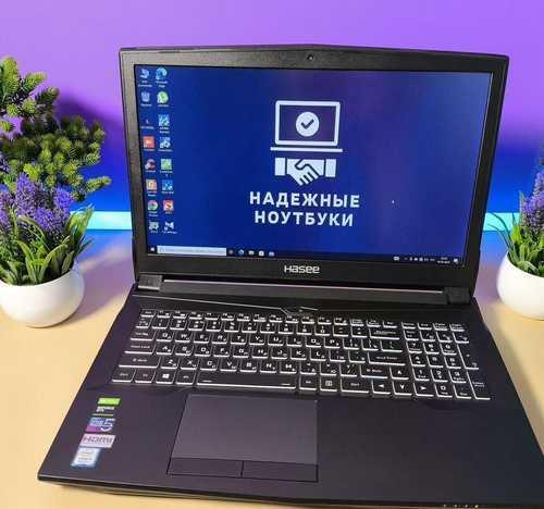 Игровой ноутбук Hasee XZ7: i5-9400, GTX1660Ti, 8GB, SSD 512GB