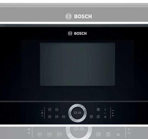 Микроволновая печь Bosch BFL634GB1 21л. 900Вт черный (встраиваемая)