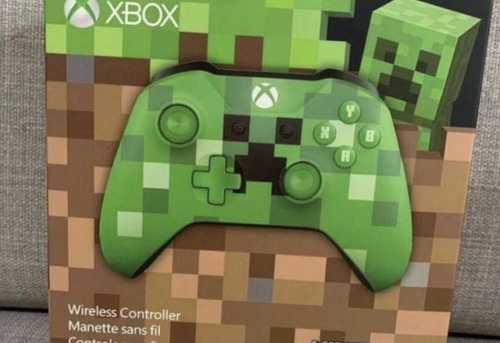 Xbox one Minecraft pig, creeper геймпад