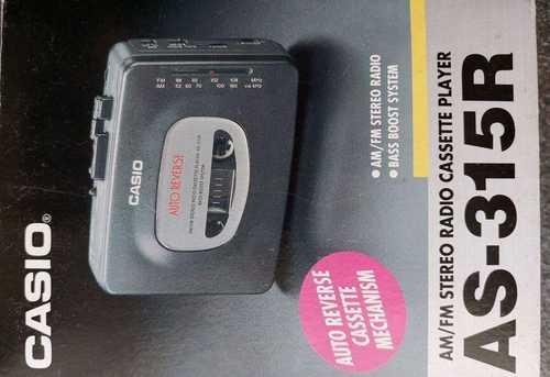 Casio AS-315R кассетный аудио плеер новый