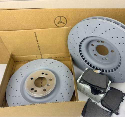 Передние тормозные диски Mercedes A1664210912