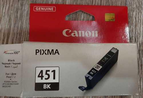 Картридж для струйного принтера Canon CLI-451 BK