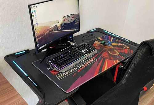 Игровой компьютерный стол с подсветкой Defender