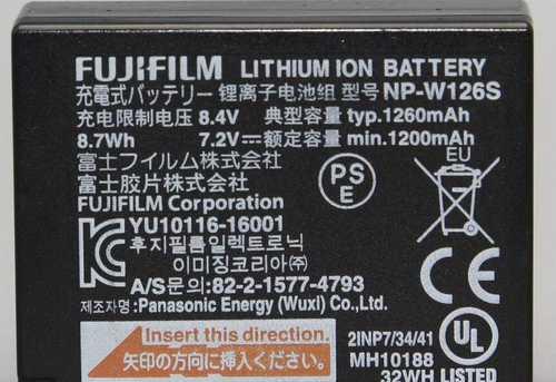 Аккумулятор Fujifilm NP-W126 (состояние 5)