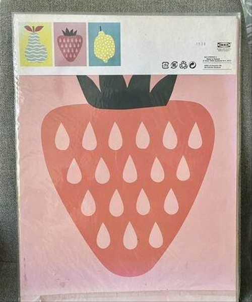 Постеры Икея 30х40 фрукты