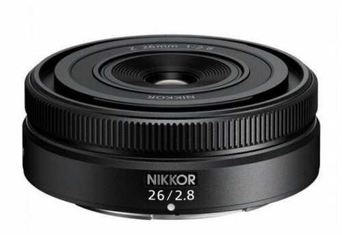 Nikon-Nikkor Z 26mm f/2.8.Новый
