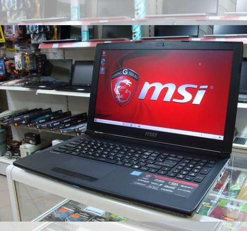 MSI GL62 i5-6300HQ 12Гб SSD128 HDD1Тб GTX 960M