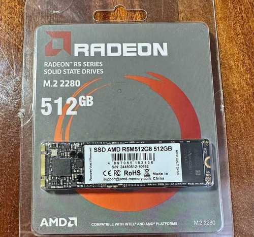 AMD 512 гб Внутренний M.2