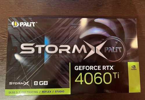 Новая Видеокарта Palit GeForce RTX 4060 Ti StormX