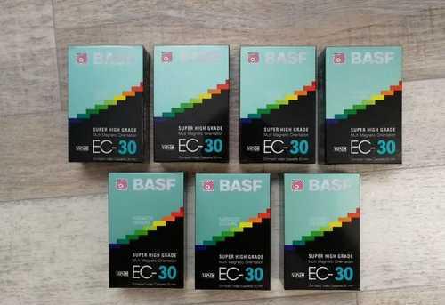 Видеокассеты VHS-C Basf EC-30 (новые)