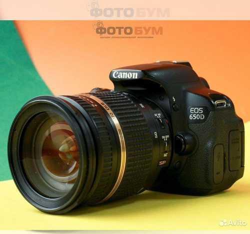 Фотоаппарат Canon 650D + Tamron 17-50mm f2.8 VC