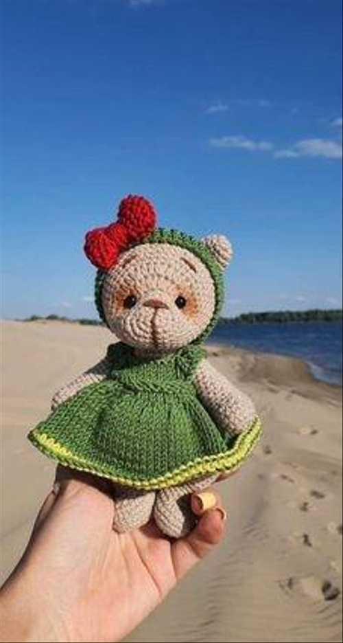 Вязаные игрушки мишки