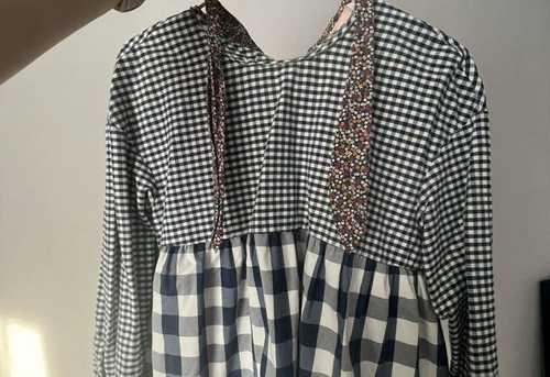 Zara рубашка, блузка 44 размер