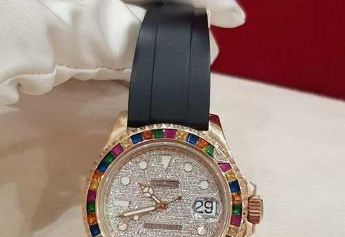 Часы Rolex с бриллиантами и сапфирами