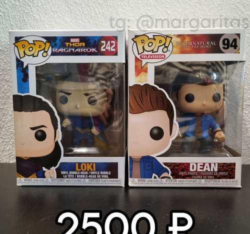 Funko POP (Marvel, Supernatural)