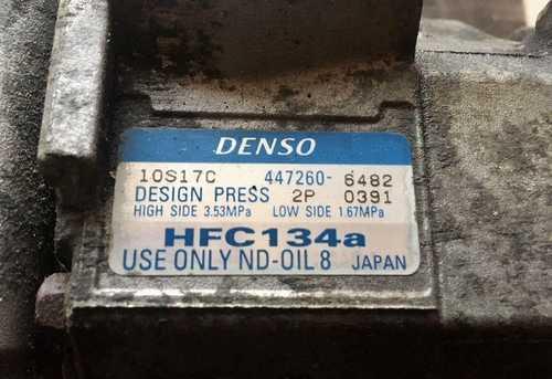 Компрессор кондиционера Mitsubishi, Denso 10s17c