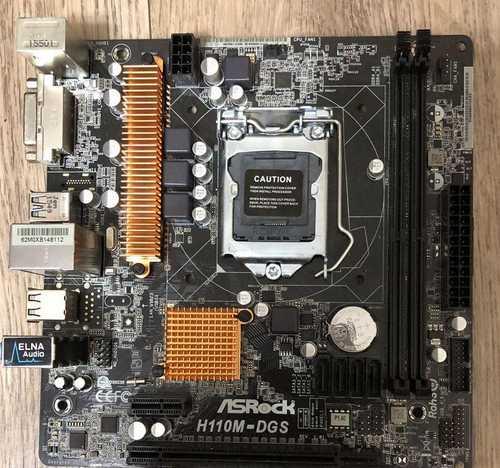 Материнская плата ASRock h110m