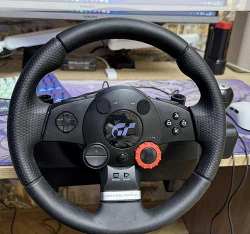 Руль logitech driving force gt