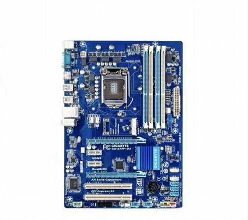 Gigabyte LGA1155 GA-Z77P-D3 (Полурабочая)