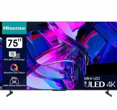 Телевизор Hisense 75U7KQ новый гарантия