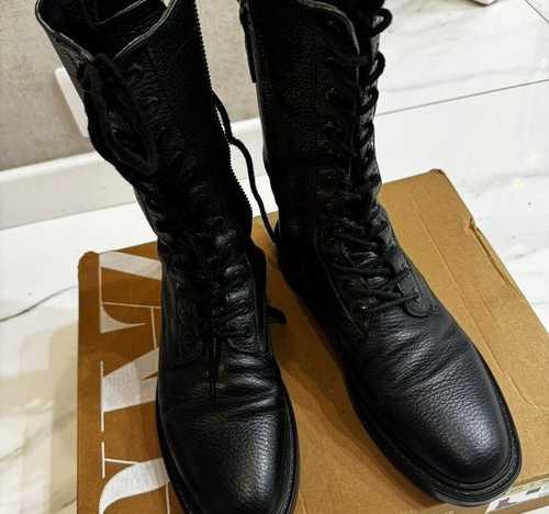 Ботинки, берцы zara 38 натуральная кожа