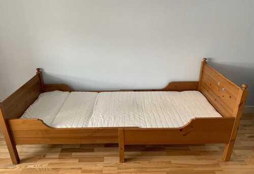 Детская кровать IKEA, раздвижная