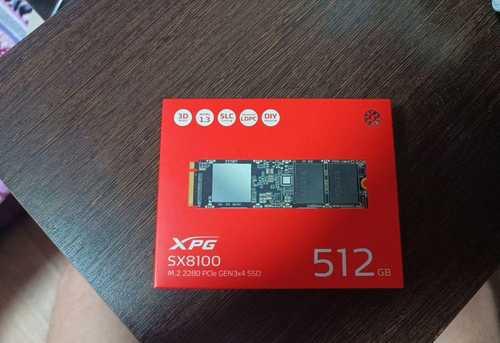 SSD накопитель A-Data XPG SX8100 ASX8100NP-512GT-C