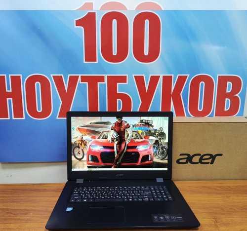 Свжей Acer 17 дюймов IPS/8gb ddr4/4 ядра,упаковка