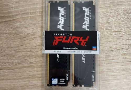 Оперативная память ddr5 Kingston Fury Beast 16GB