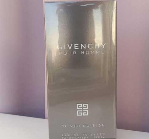 Givenchy Pour Homme Silver Edition новый 100мл