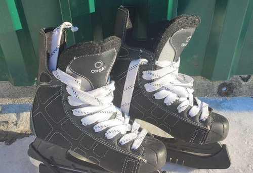 Коньки хоккейные р37 из decathlon