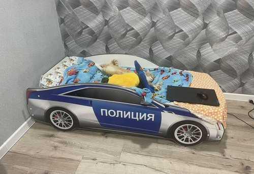 Детская кровать полиция