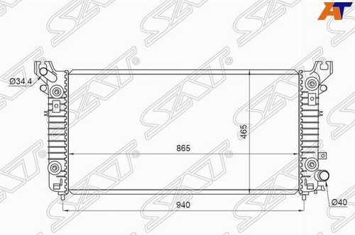 Радиатор cadillac escalade 15- /chevrolet tahoe 1