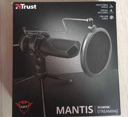 Микрофон Trust GXT 232 mantis черный