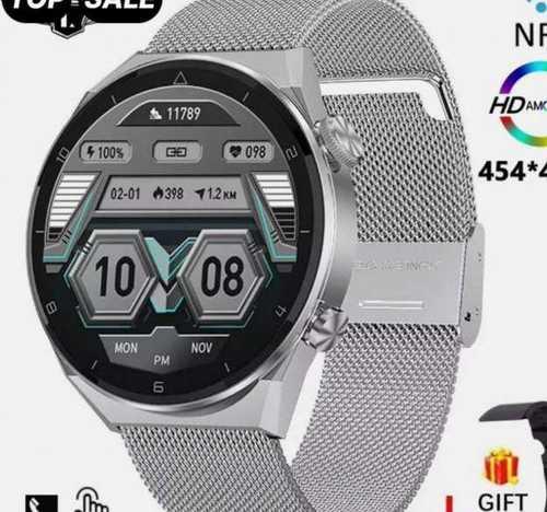 Часы SMART watch с функцией NFC