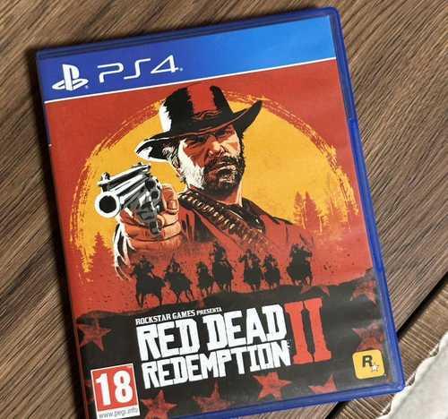 Диск на PS4 – RED dead redemption 2