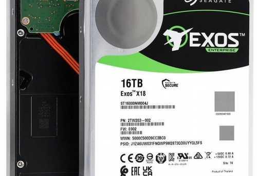 Диск 3.5" Seagate Exos X18 16 Тб ST16000NM004J SAS