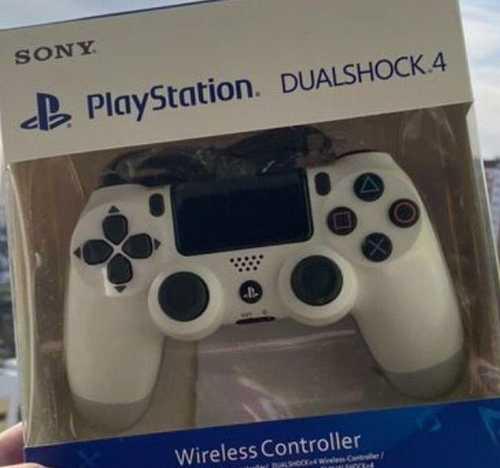 Джойстик dualshock ps4 белый