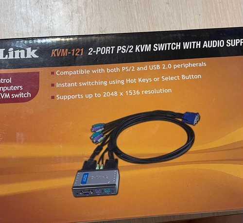KVM переключатель D-Link KVM-121