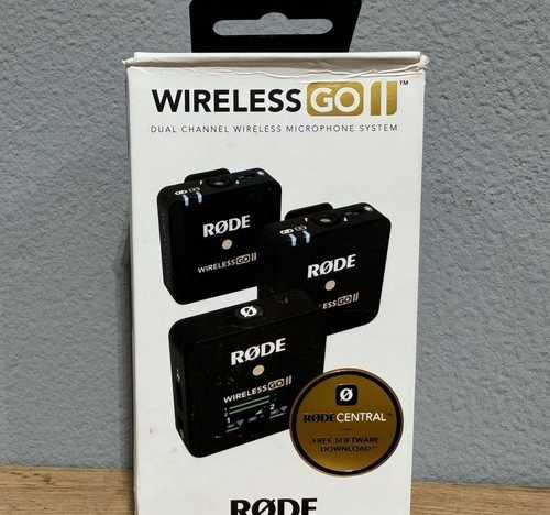 Rode Wireless GO II Dual Channel Microphone System