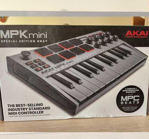 Midi-клавиатура akai PRO MPK mini MK3 Grey